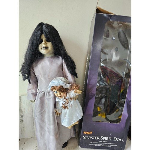 Spirit sinister Spirit 35" huge doll prop Halloween talking | eBay
