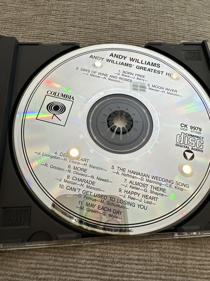 Williams, Andy : Andy Williams - Greatest Hits CD 74640997921| eBay