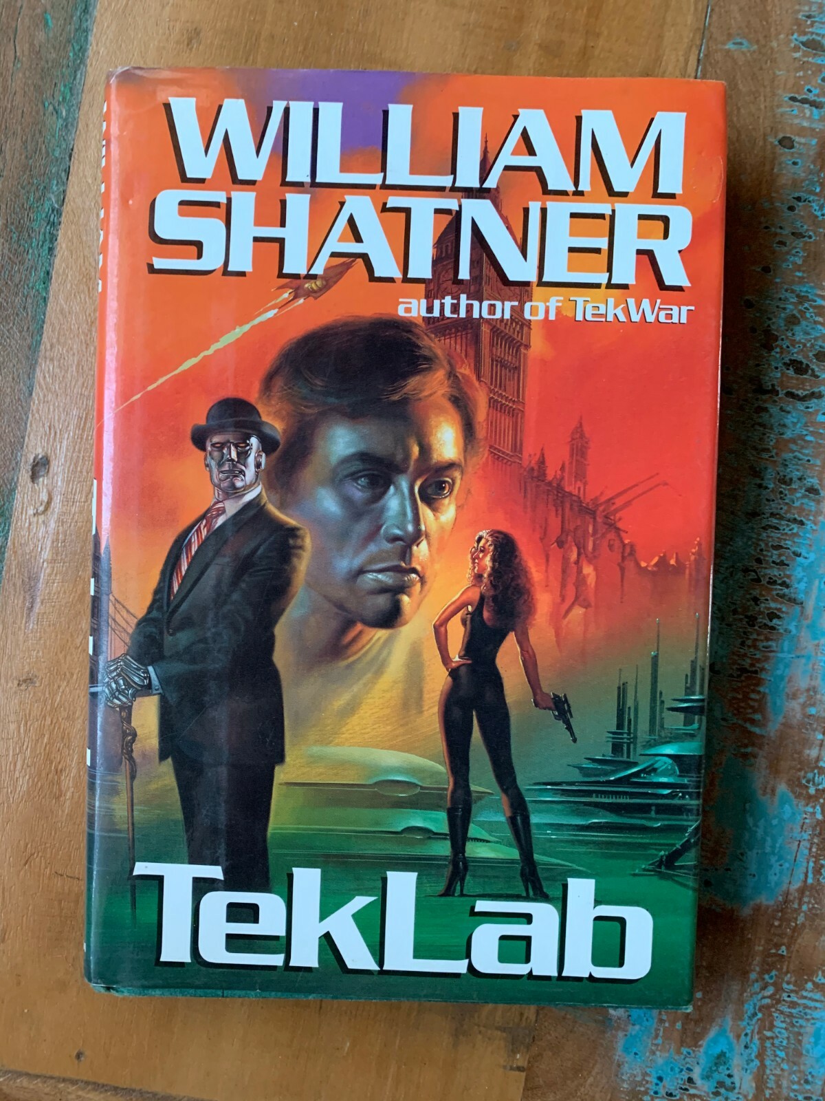 TekLab by William Shatner 1991 Hardcover 1st Edition Jake Cardigan Series Book | eBay