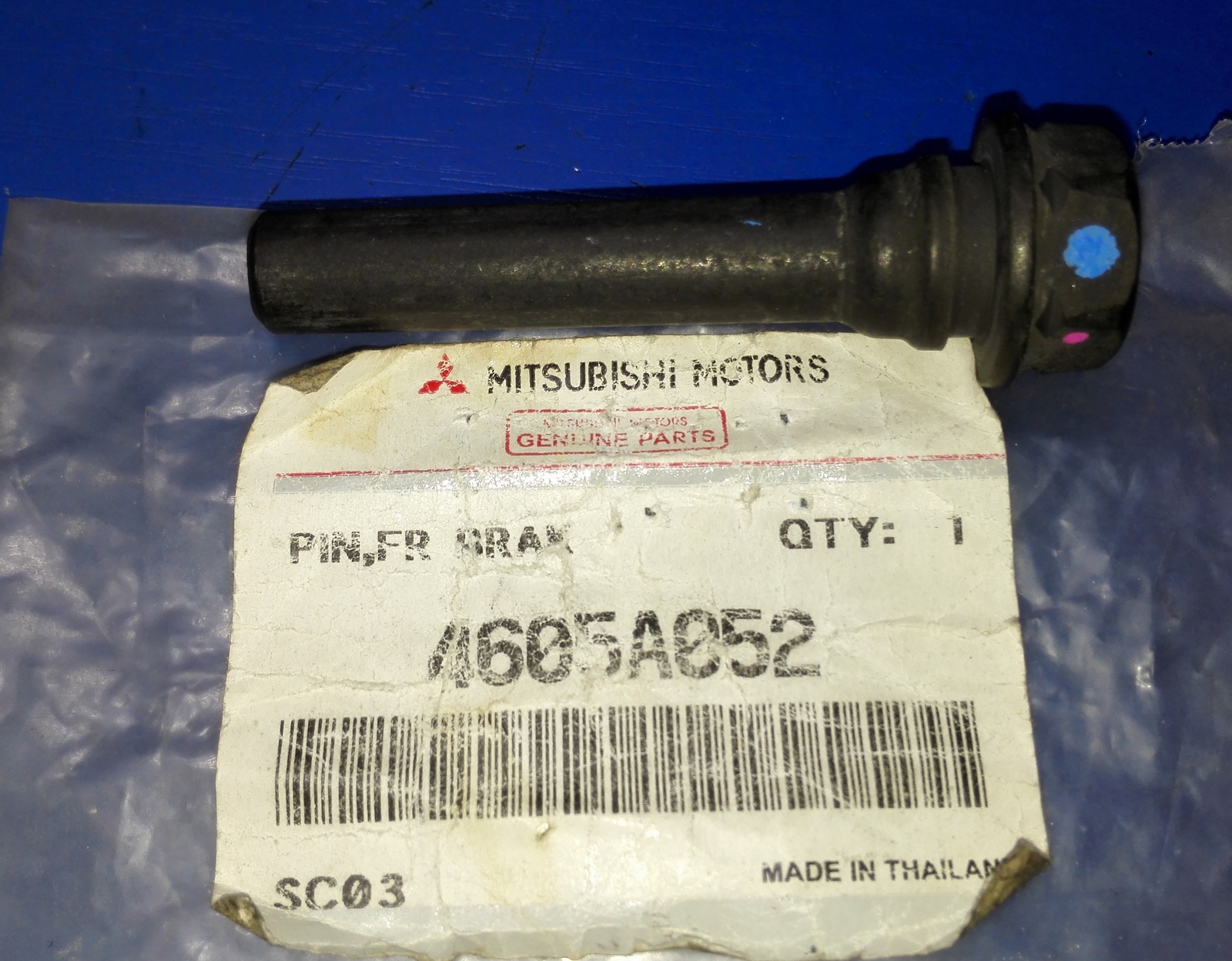 4605A052 Mitsubishi Pin, fr brake 4605A052, New Genuine OEM Part | eBay