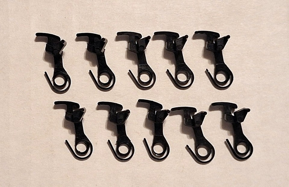 Lot of 10 Ea. Athearn HO-Scale Horn & Hook Couplers Part 90601 Model ...