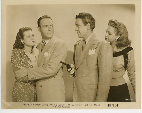 Vintage 8x10 Pho Bombay Clipper 1942 William Gargan Maria Montez Turhan ...