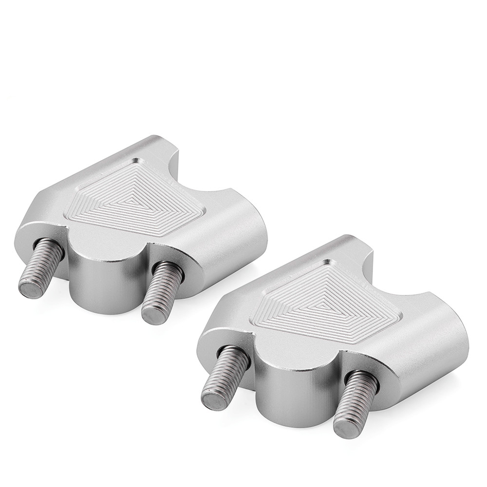 CNC Handlebar Bar Mount Clamp Riser Height Up For Suzuki DL250 GW250F/S ...