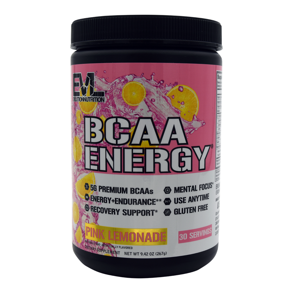 EVL BCAA Energy Pre Workout, Performance Enhancer w/ 5g of Amino Acids ...