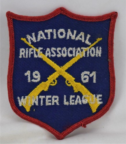 1961 National Rifle Association Winter League Embroidered Patch | eBay
