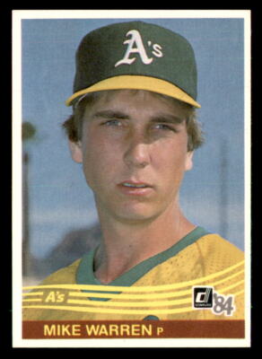 1984 Donruss #631 Mike Warren Set Break | eBay