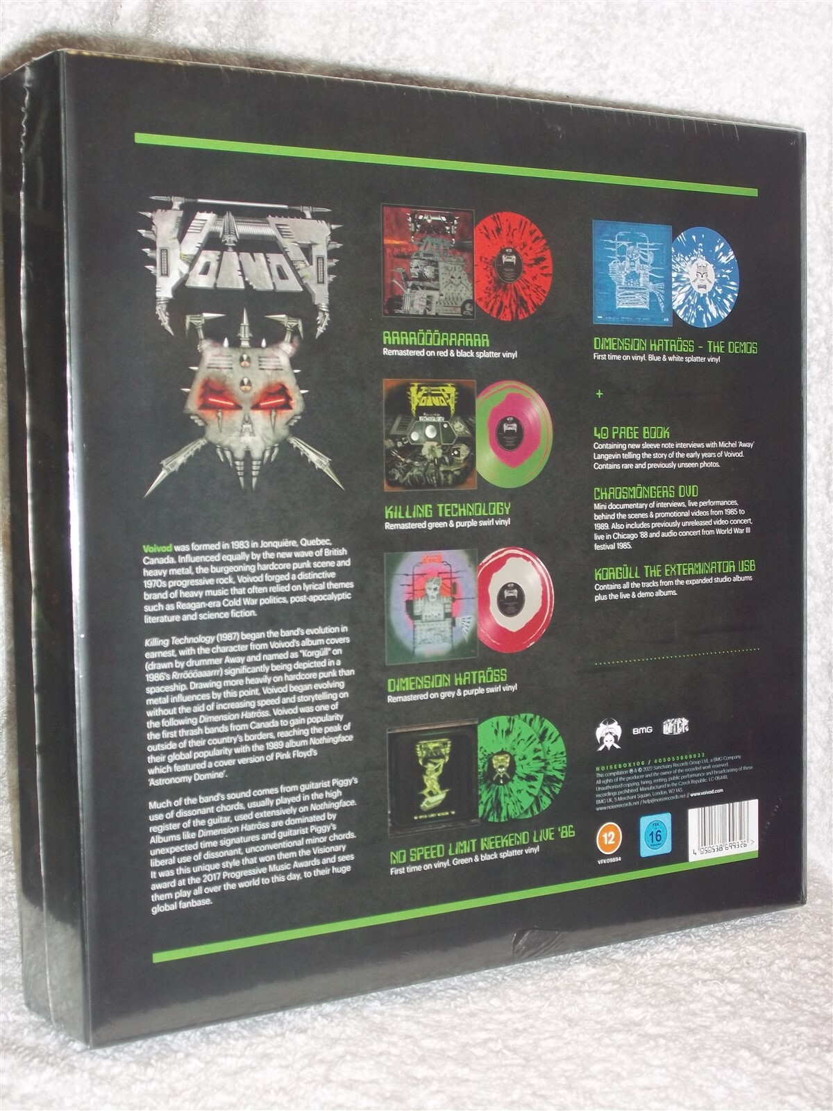 Forgotten In Space Splatter DVD 40 Page Book (VINYL LP, 2022 7-Disc ...