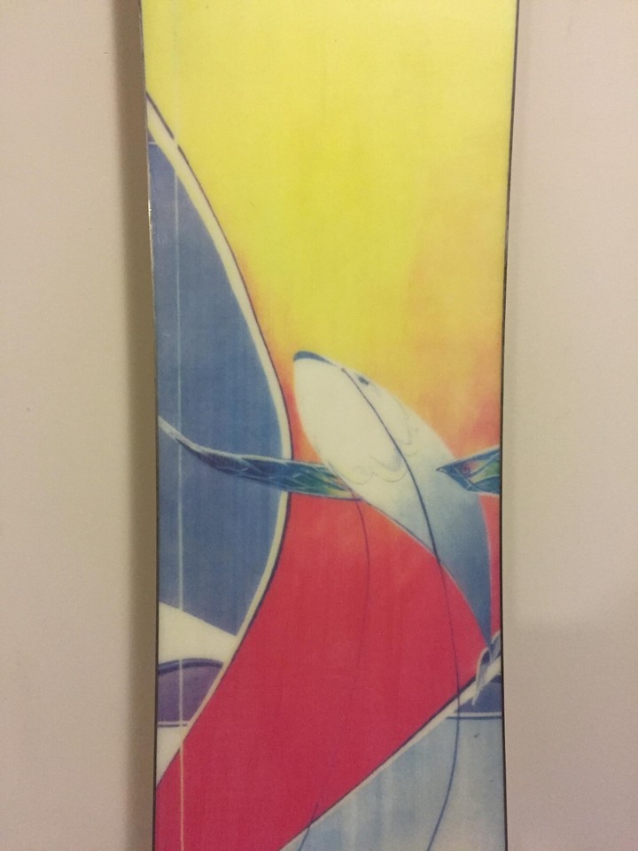 Craig Kelly designed Burton SUPERMODEL 159cm Snowboard Rare Classic ...