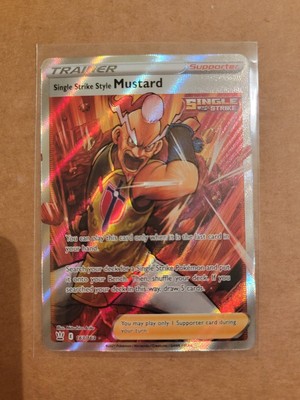 Single Strike Style Mustard 163/163 Full Art - Battle Styles NM/M ...