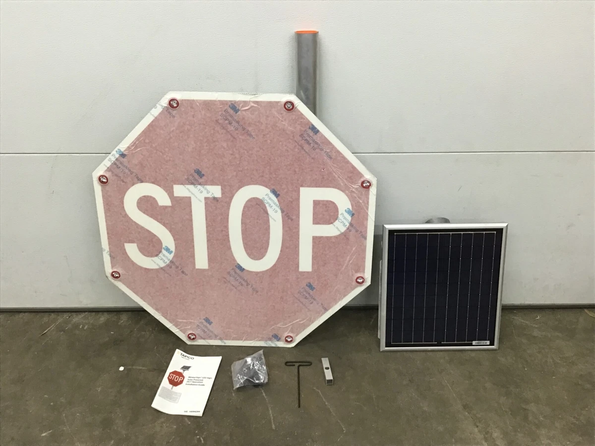 Solar Powered Led Stop Signs