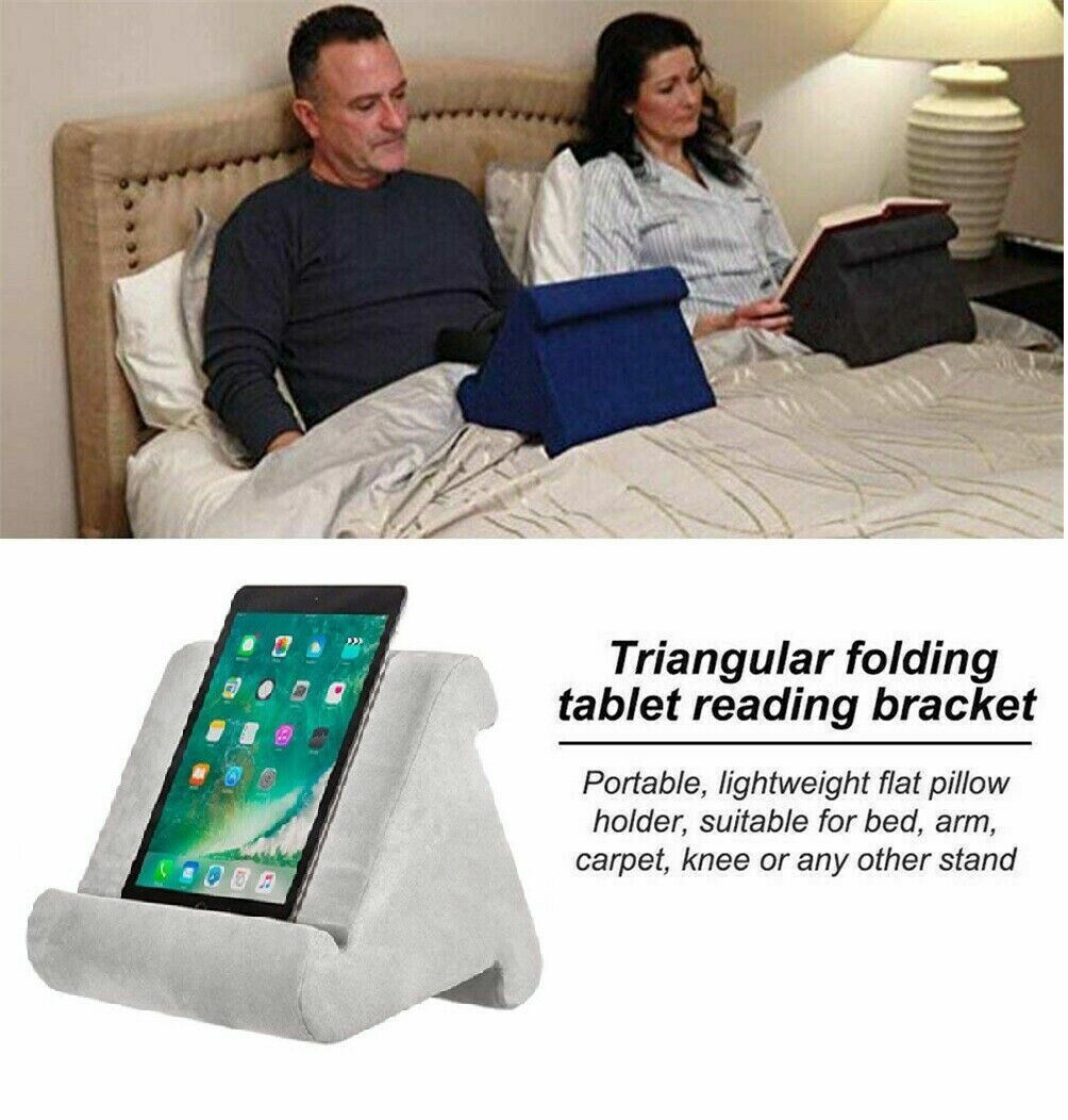 New Tablet Pillow Stands For iPad Book Reader Holder Rest Laps Reading ...