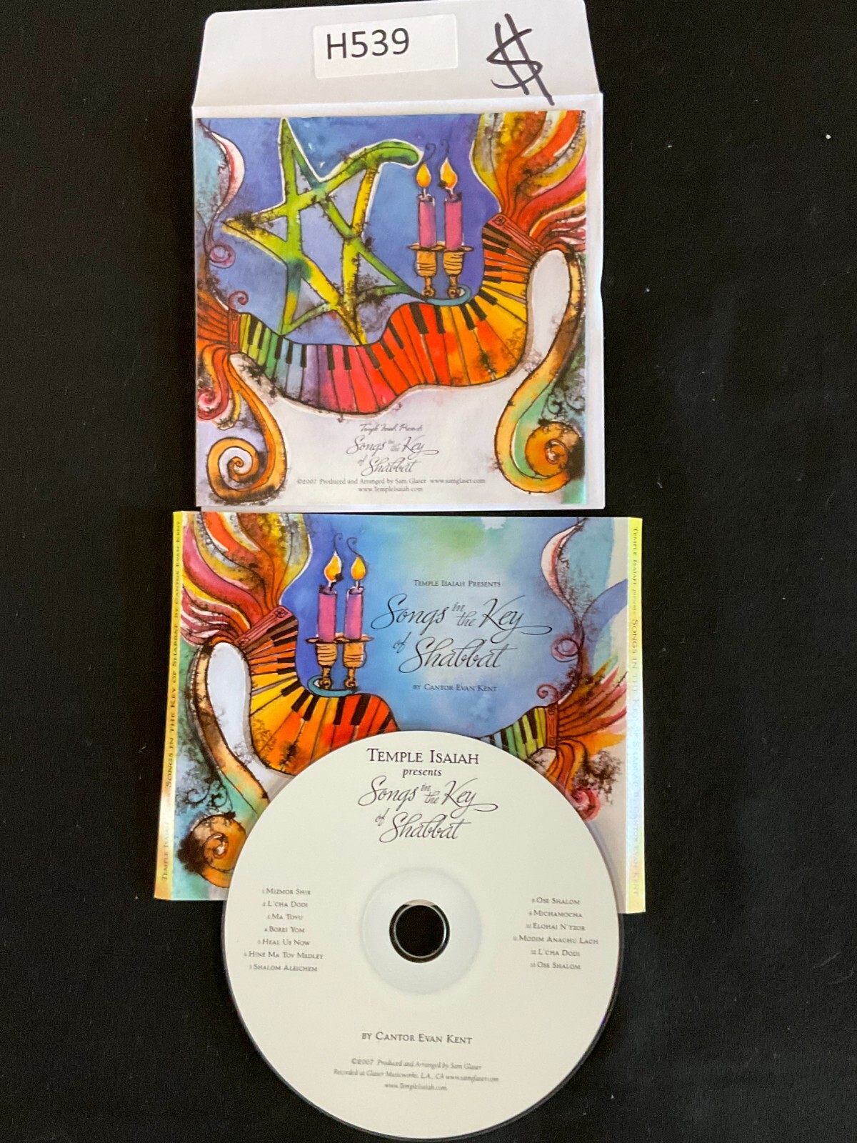 Songs In The Key Of Shabbat CD No Case #H539 | eBay