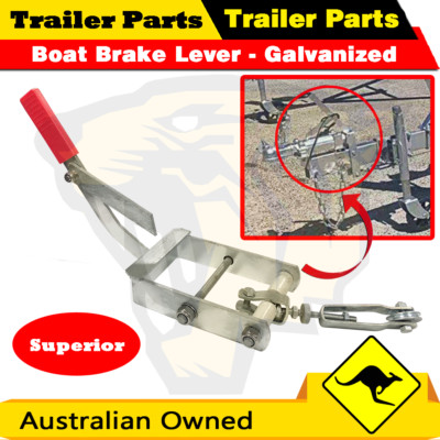 Superior Galvanzied Boat Brake Lever - 100mm | eBay Australia