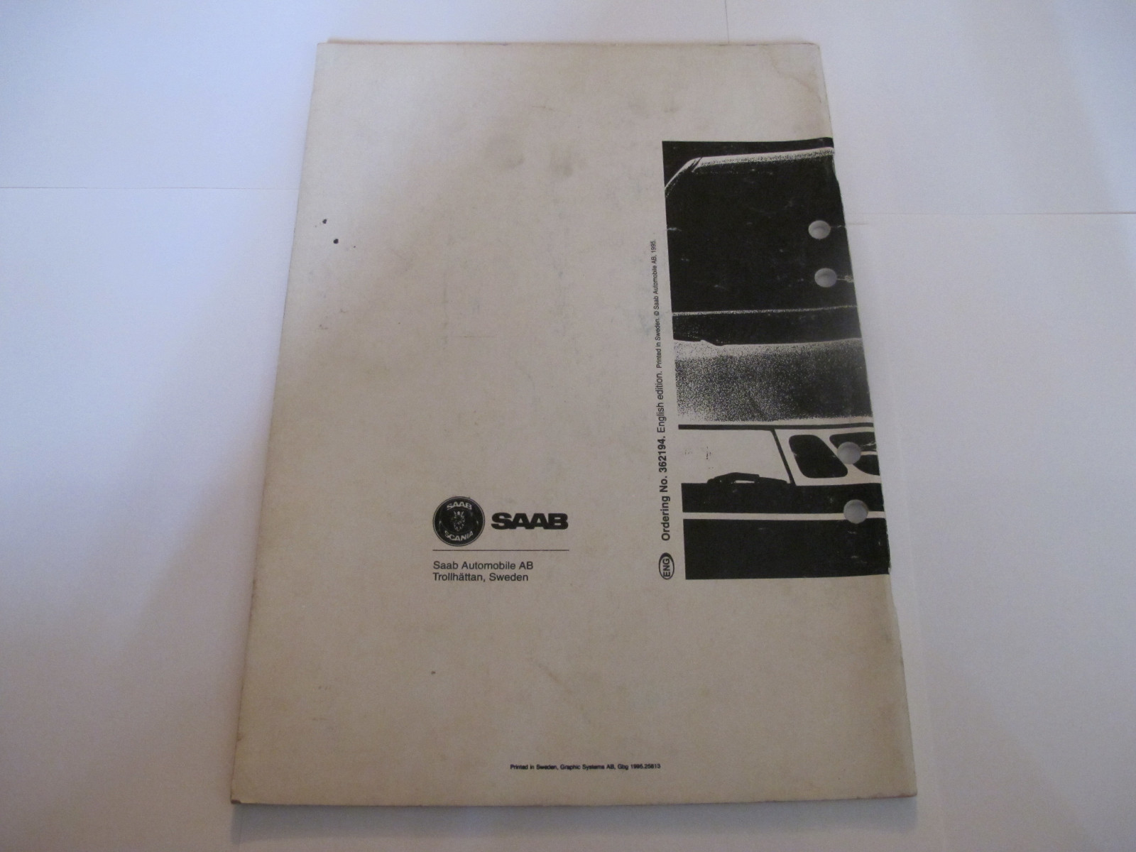 Saab 900 / 9000, 0:3 OBD II / General Information Service Manual | eBay