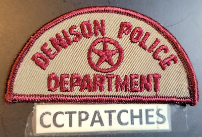DENISON, TEXAS POLICE SHOULDER PATCH TX | eBay
