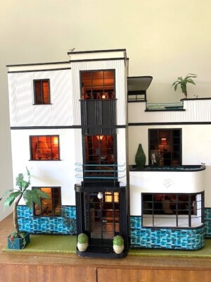 Superb 12th scale Art Deco dollhouse by Henry Colbert – very rare | eBay UK