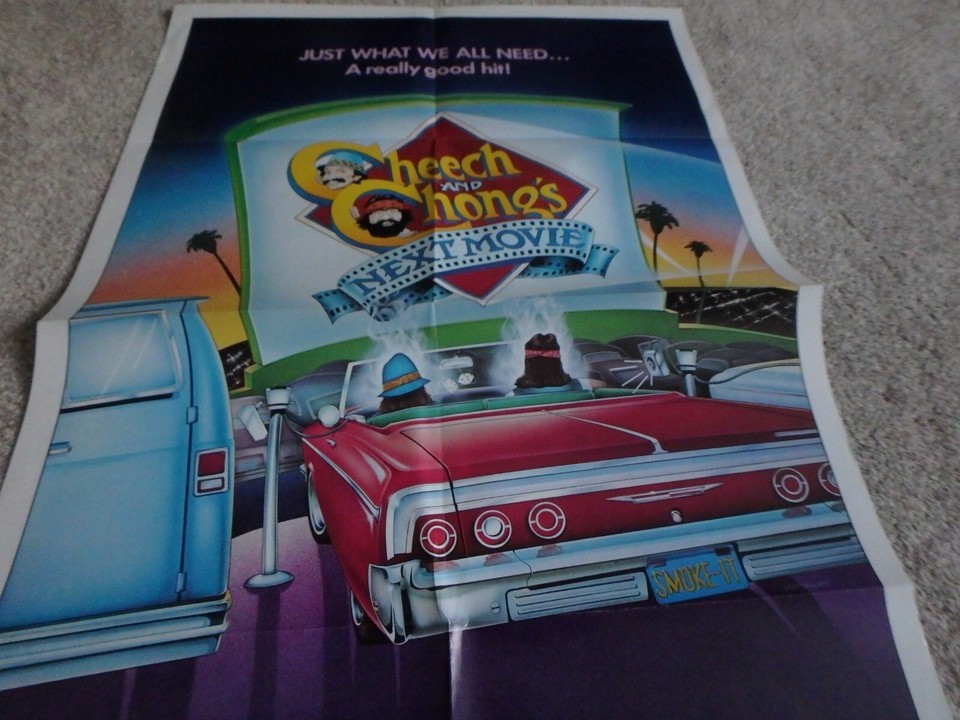 "CHEECH AND CHONG'S NEXT MOVIE" ORIGINAL ONE SHEET POSTER ! | eBay