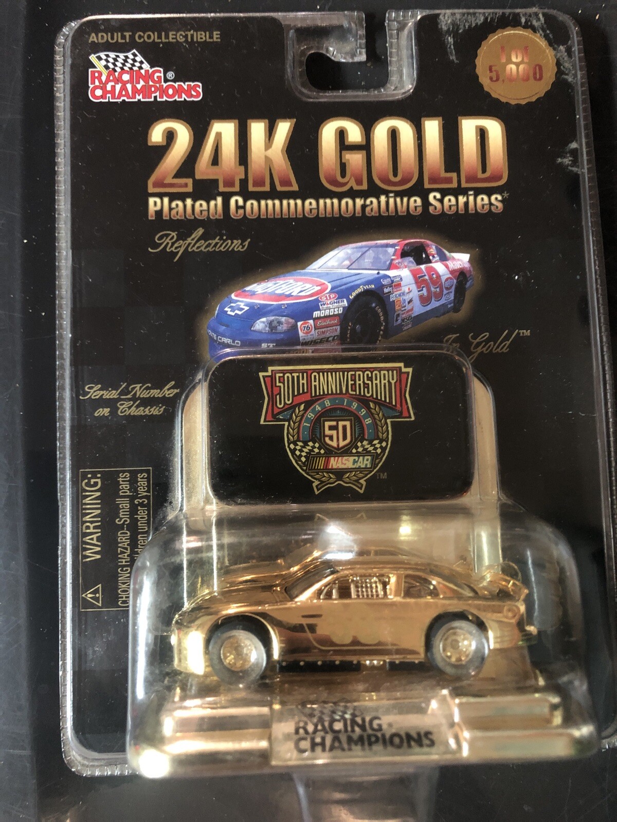 Nascar 24k Gold Plated Commemorative Series #59 Kingsford Racing ...
