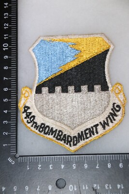 ORIGINAL US AIR FORCE USAF SQUADRON PATCH 449TH BOMBARDMENT WING | eBay