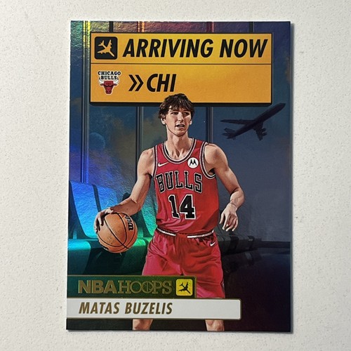 Matas Buzelis 2024-25 Panini NBA Hoops Arriving Now HOLO Rookie Card #4 ...