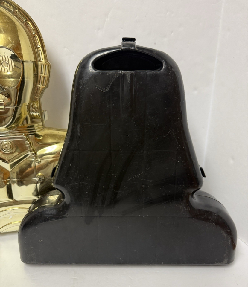 1983 Vintage Star Wars Darth Vader C-3PO Gold Storage Case ROTJ Kenner ...