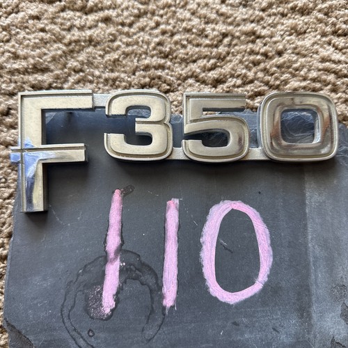 80 81 82 83 84 85 86 FORD F-350 F350 SIDE EMBLEM LOGO BADGE SYMBOL OEM ...