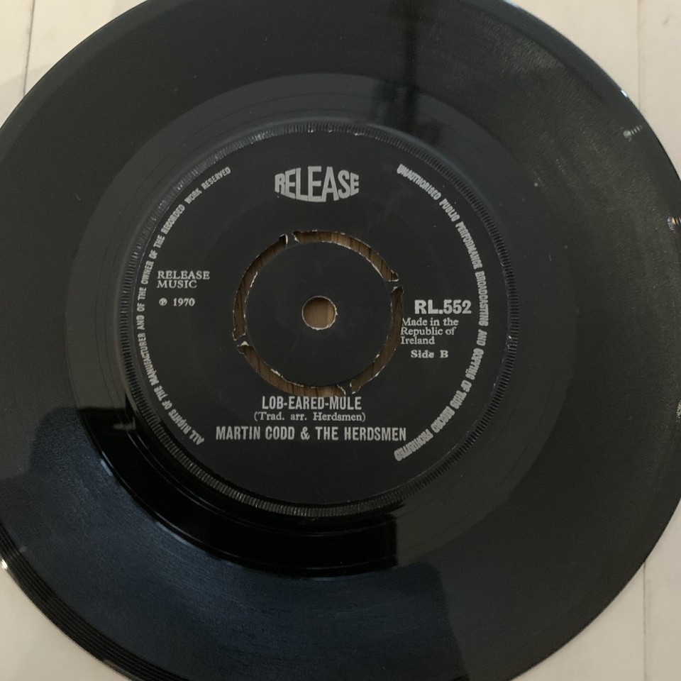 Mexican Soldier - Martin Codd & The Herdsmen 7" Vinyl - Rare Irish Folk ...