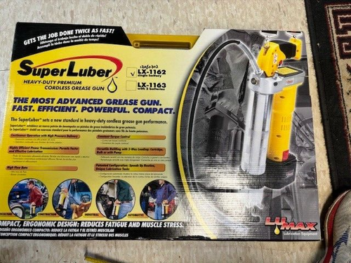 lumax lx1162 Super Luber Cordless Grease Gun Kit | eBay