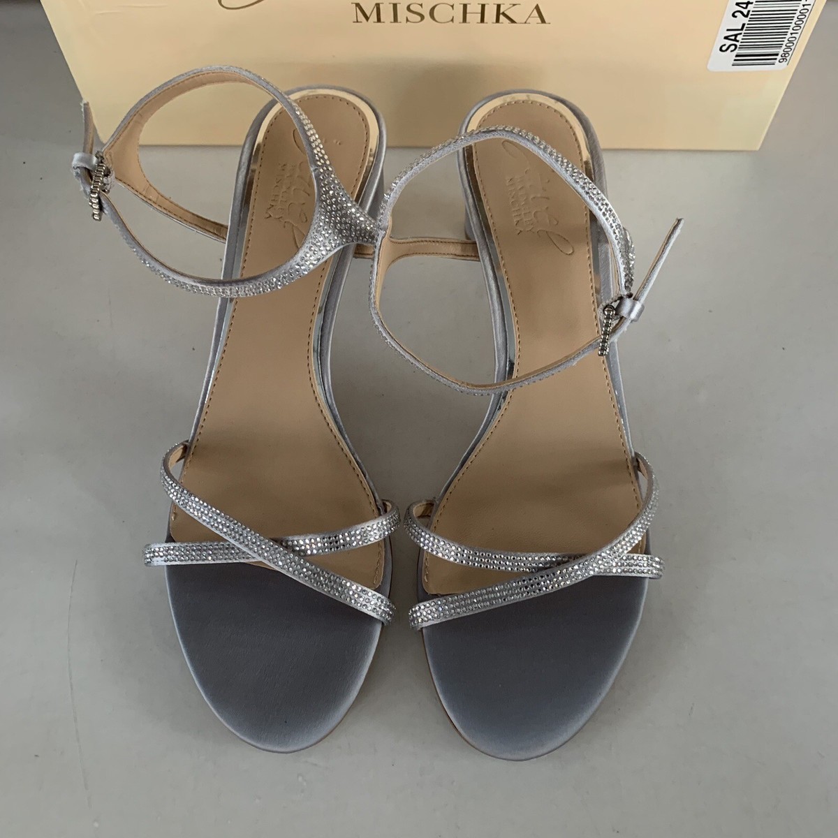 Jewel Badgley Mischka Womens Omari II Dress Sandals SILVER Jewel Badgley Mischka Womens Omari II Dress Sandals SILVER