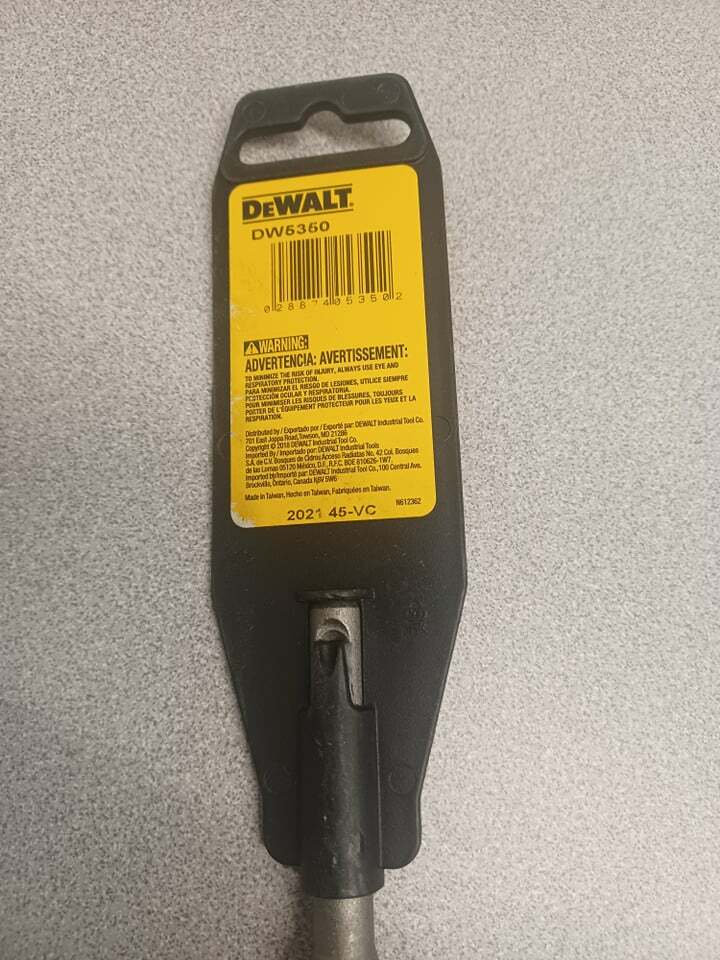 (Multi-Pack) DEWALT DW5350 10" x 3/4" SDS-Plus Cold Chisel Bit ...