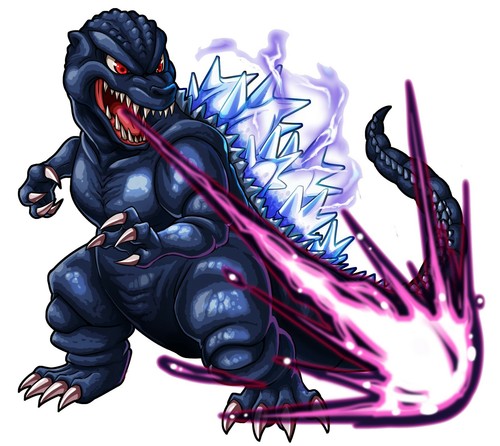 Godzilla Blue Strike 3"-11" Vinyl Decal Stickers | eBay