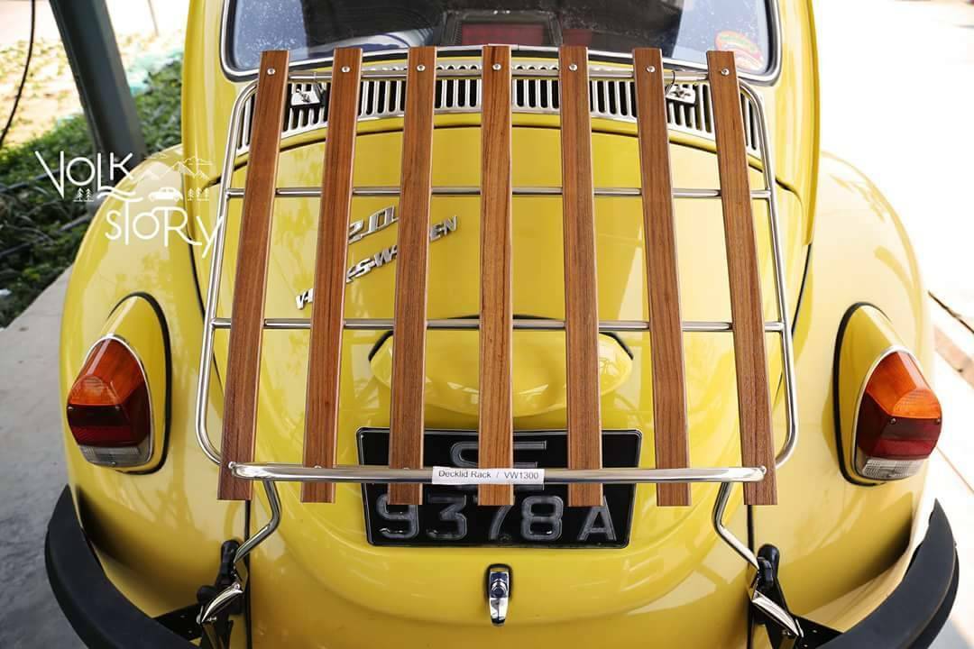 Vw Beetle Classic Rear decklid Luggage Rack type 1 Bug stainless 1968 ...