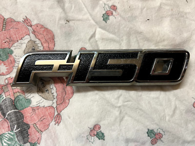 2009-2014 Ford F-150 rear tailgate Nameplate Emblem chrome black new ...