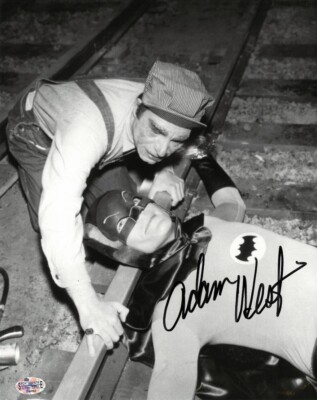 Adam West Signed Batman Authentic Autographed B/W 8x10 Photo JSA # ...