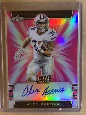 Alex Barnes auto 2019 Leaf Metal 19/20 | eBay