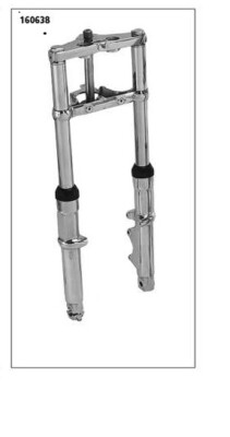 Harley Aftermarket Wide Glide Front End FX Softail 84-99 Single Disd ...