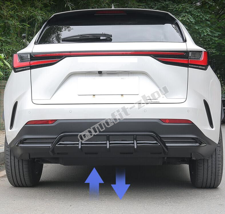 For 2022 2023 2024 Lexus NX 250 350 350h Gloss Black Rear Bumper ...