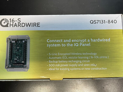 QS-7131-840 Qolsys S-Line 16-Hardwired to 16-Wireless Zones Translator ...