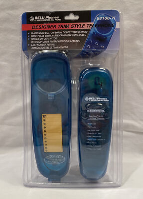 Northwestern Bell 58100-7i Designer Trim Style Translucent BLUE ...