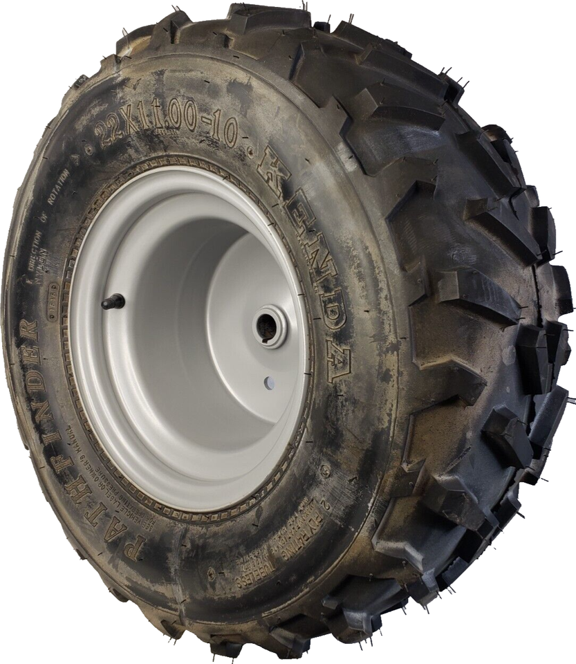 22x11.00-10 22x11-10 22/11-10 Lawn Mower TIRE RIM WHEEL Kenda K530 1 ...