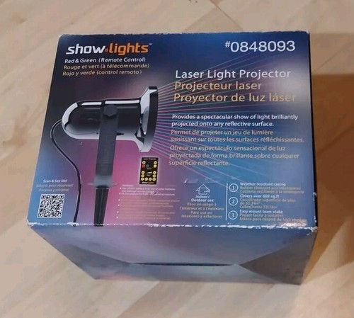 Show Lights Laser Light projector Remote control Red/Green fast ship | eBay