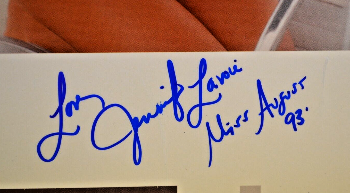 Jennifer Lavoie Playboy Autographed 18x12.5 Fuji Proof Photo w/COA CRM ...