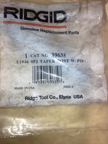 Ridgid 39635 Taper Post with Pin (New Old Stock) | eBay