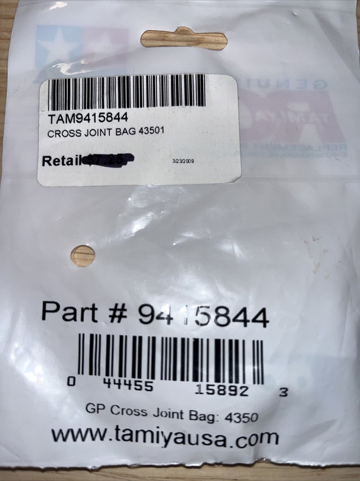 Tamiya 43501 Terra Crusher Cross Joint Bag 9415844 | eBay