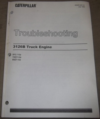 Manuals & Books - Caterpillar 3126B Truck Engines