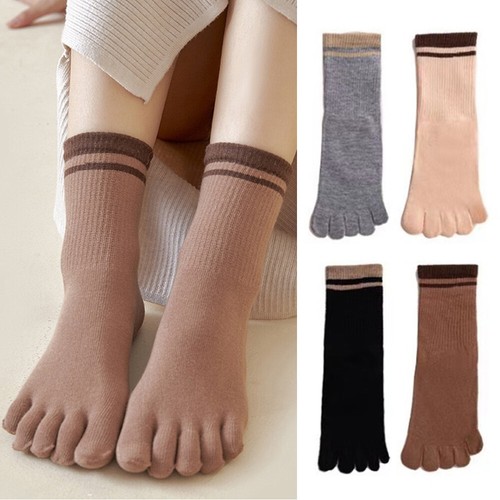 Ankle Socks With Separate Fingers Separate Toes Cotton Elastic ...