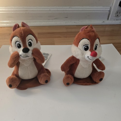 Disney Parks Chip And Dale Shoulder Pal Magnetic Plush Toy Dolls Set | eBay