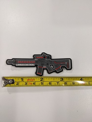 Lancer Tactical PVC Morale Patch Rifle with Hook and Loop Attachment | eBay