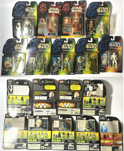 Star Wars Episode 1 Action figures 1998 LOT 9 Set Sealed Vintage Hasbro ...