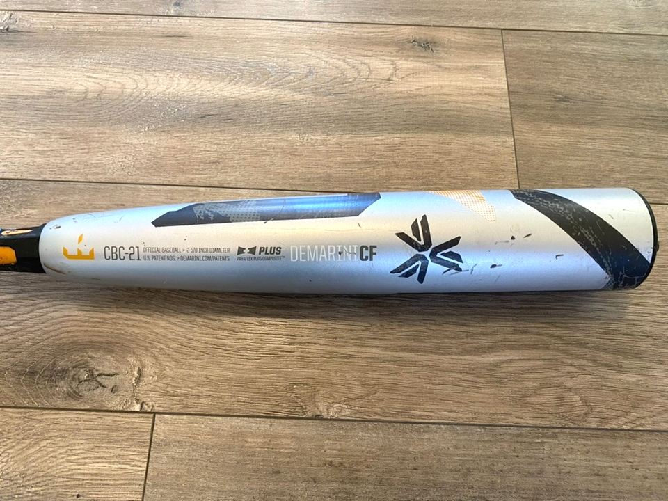 Demarini CF CBC-21 32"/29oz Silver CF Zen BBCOR Baseball Bat Paraflex ...